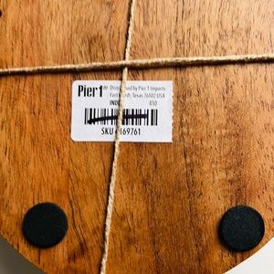 Pier 1 | Accents | Pier Easter Bunny Wood Coasters | Poshmark